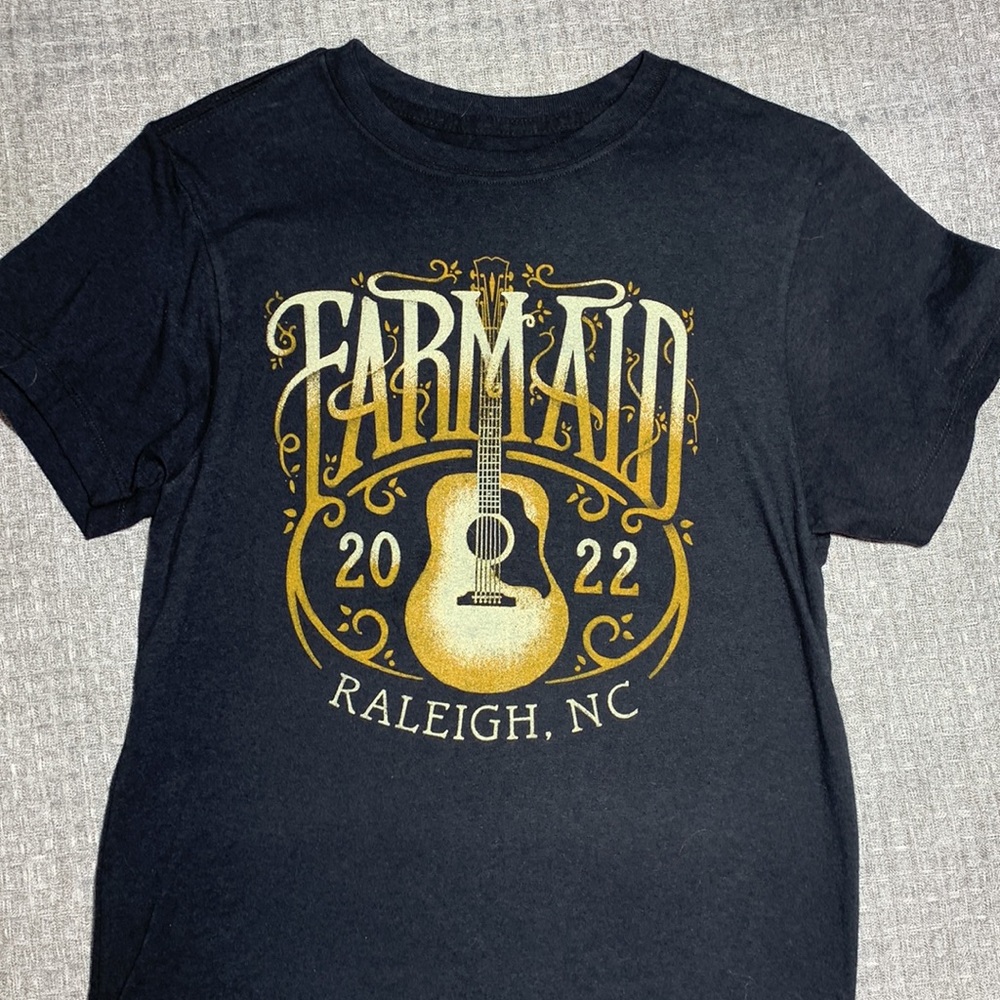 Farm Aid 2022 100% Organic Cotton Concert Tee Raleigh… - Gem